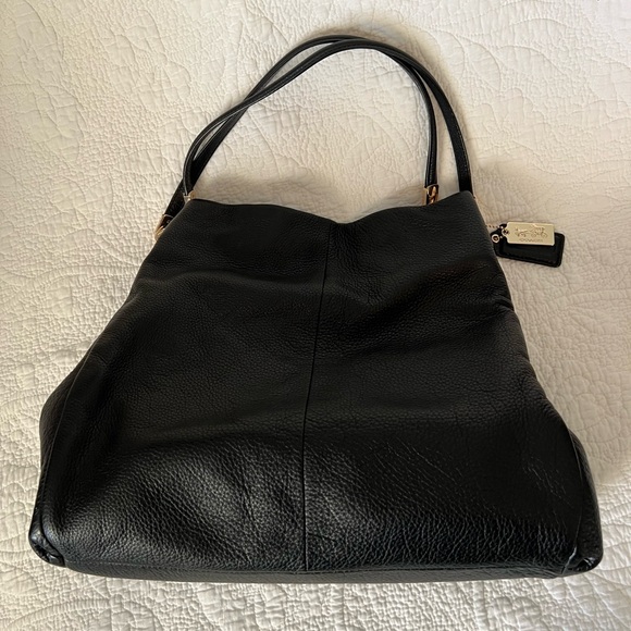Coach | Bags | Coach Madison Phoebe Pebbled Leather Shoulder Bag | Poshmark
